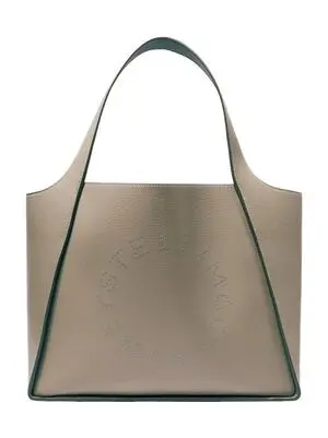 Stella McCartney Stella McCartney Logo Perforated Tote Bag Moos