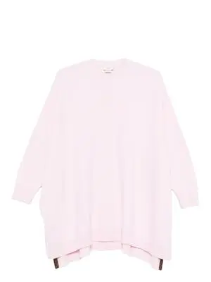 Fendi Knit Logo Wool Dress - Pink