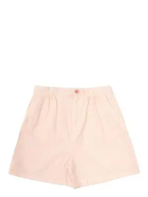 Kenzo Elastic Waist Embroidered Shorts - Nude