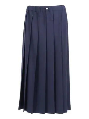 Fabiana Filippi Pleated Midi Skirt - Black