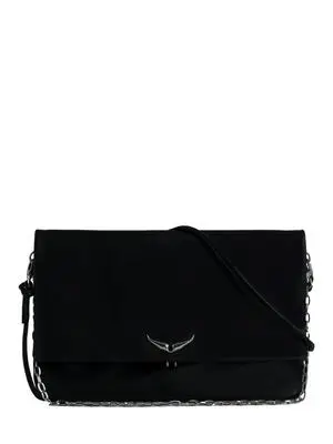Zadig&Voltaire Rock Eternal Xl Logo Shoulder Bag - Black