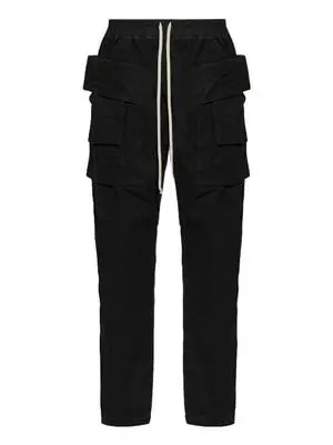 Rick Owens Drawstring Cargo Pants - Black
