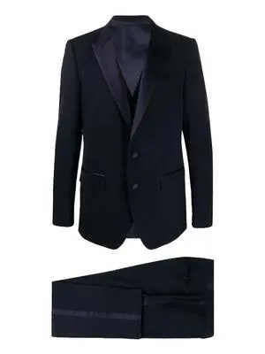 Dolce & Gabbana Dolce Gabbana Tuxedo Single-breasted Three-piece Suit - Black