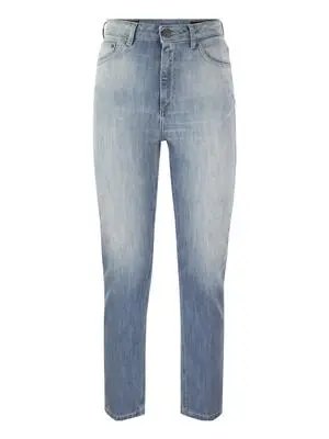DONDUP Cindy Straight-leg Jeans - Gray