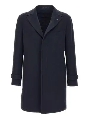 Tagliatore Single-breasted Coat - Blue