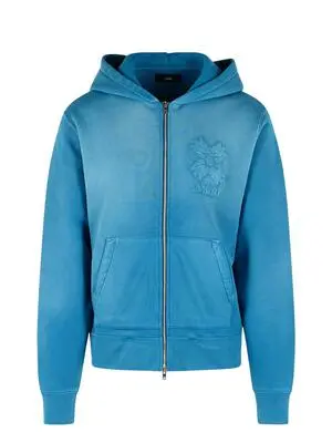 Amiri Ma Quad Zip-up Hoodie - Blue