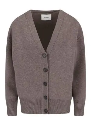 LISA YANG Lisa Yang Amery V-Neck Cardigan Gray