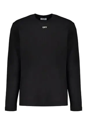 Off-White Brick Arrow Long-sleeve T-shirt - Black