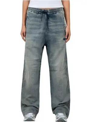 DIESEL® D-martians Track Straight-leg Jeans - Gray