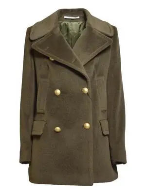 Tagliatore Blanche Double-breasted Coat - Brown