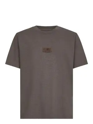 MAISON MARGIELA Logo Patch Crewneck T-shirt - Black