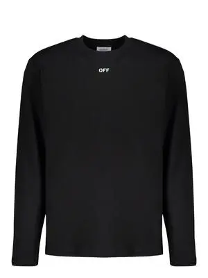 Off-White Arrow Print Long-sleeve T-shirt - Black