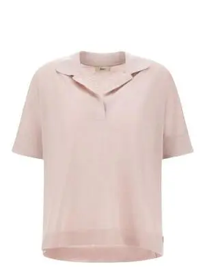 Herno Relaxed Polo T-shirt - Pink