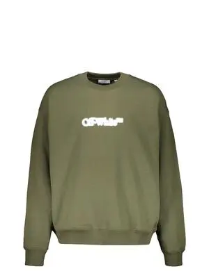 Off-White Arrow Logo Sweatshirt - Green