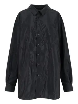 MAISON MARGIELA Maison Margiela Long Sleeve Shirt With Lapel Collar Black