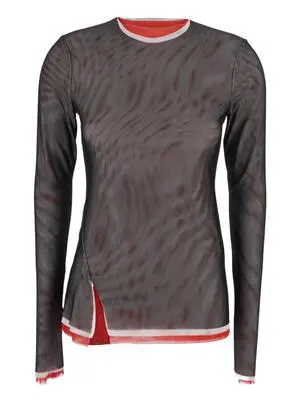 MSGM MSGM Crewneck Layered Blouse