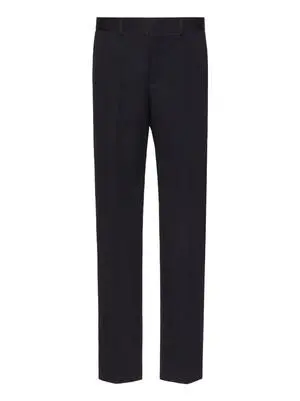 Valentino Garavani Straight-leg Tailored Trousers - Dark Blue