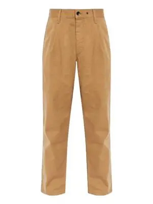 RAG  BONE Rag & Bone Cotton Tapered Trousers - Brown
