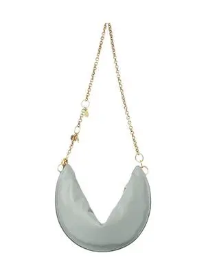 Chloé Chloé Icons Charm Detailed Shoulder Bag Gray