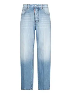 Dsquared2 Straight Leg 642 Jeans - Blue