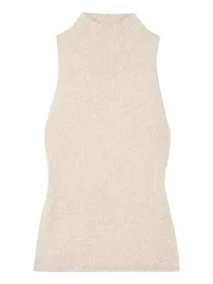Brunello Cucinelli Sleeveless Knitted Vest - Beige