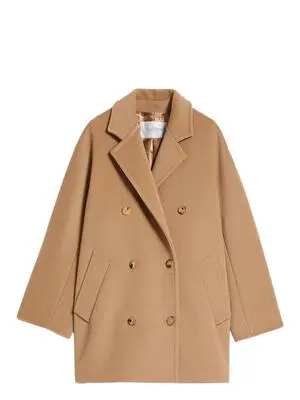 Max Mara Rebus Double-breasted Coat - Camel