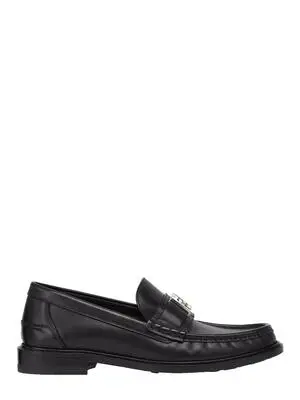 Fendi Ff Squared Loafers - Black