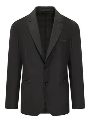 TOM FORD Single-breasted Buttoned Blazer - Black