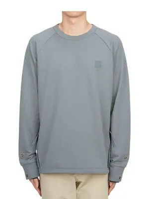 C.P. COMPANY Round Neck Long Sleeve Sweater - Gray