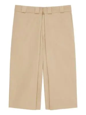 Givenchy Raw Hem Chino Bermuda Shorts - Beige
