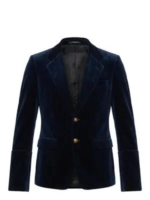 Gucci Velvet Blazer - Blue