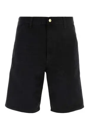 Carhartt Work In Progress Logo Patch Chino Shorts - Black