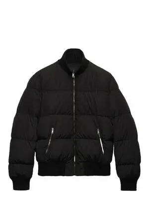Prada Quilted Zip-up Jacket - Black