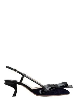 ROGER VIVIER Roger Vivier Virgule Bow Slingback Pumps
