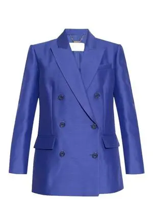 Zimmermann Natura Double-breasted Blazer - Blue