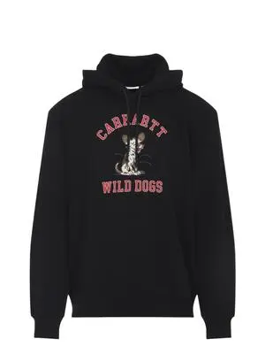 Carhartt Work In Progress Hooded Wild Dog Sweatshirt - Black