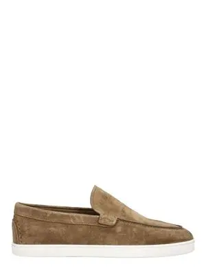 CHRISTIAN LOUBOUTIN Moonboat Slip-on Loafers - Brown