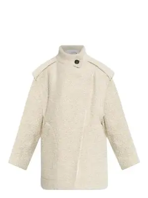 IRO PARIS Iro Long Sleeve Stand Collar Asymmetrical Jacket No