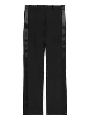 Helmut Lang Seatbelt Tapered-leg Tailored Trousers - Black