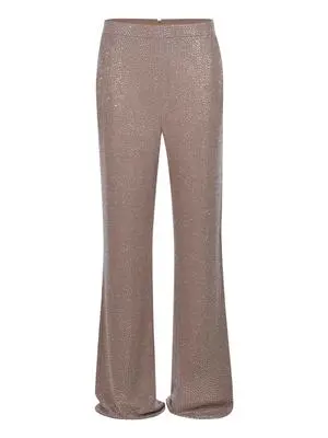 Giuseppe Di Morabito Embellished Flare Pants - Brown