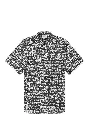 Vetements A Short Sleeved Shirt - Black
