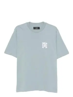 Amiri Amiri Monogram Logo T-Shirt Blue