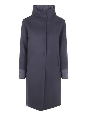 HERNO Herno Funnel Neck Long Jacket