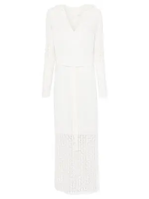Zimmermann Wylie Maxi Dress With Hood And Belt - Ivory