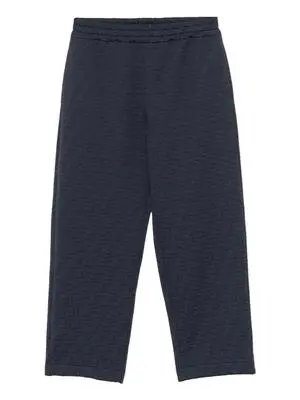 Fendi Fendi FF-Embossed Sytraight-Leg Sweatpants Black
