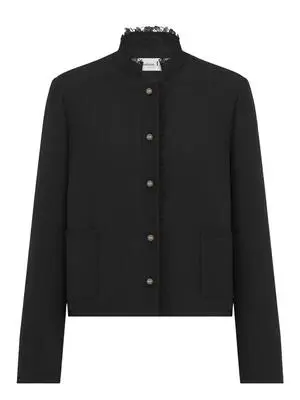 DIOR Dior Cropped Jacket With Lace Trim