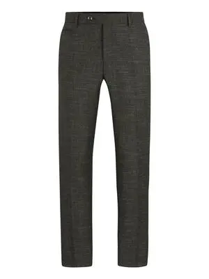 Hugo Boss Tailored Casual Pants - Dark Green