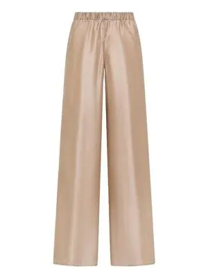 Seventy Elasticated Waistband Wide-leg Trousers - Pink