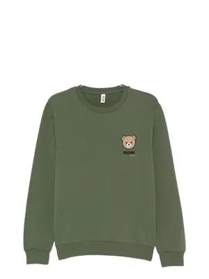 Moschino Long-sleeved Crewneck Sweatshirt - Green