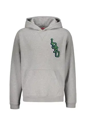 Kenzo Logo Tiger Patch Hoodie - Gray